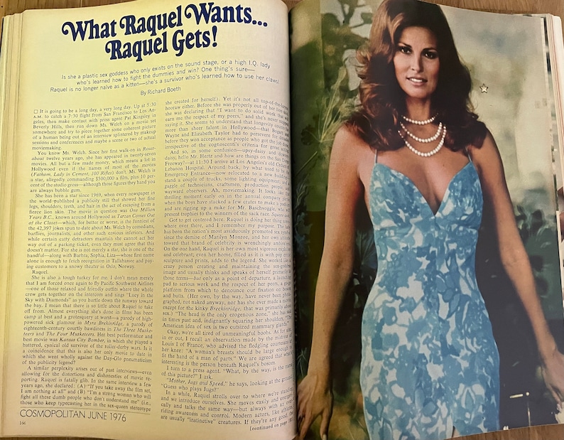 Cosmopolitan Magazine June 1976 Cover Jerry Hall - Etsy