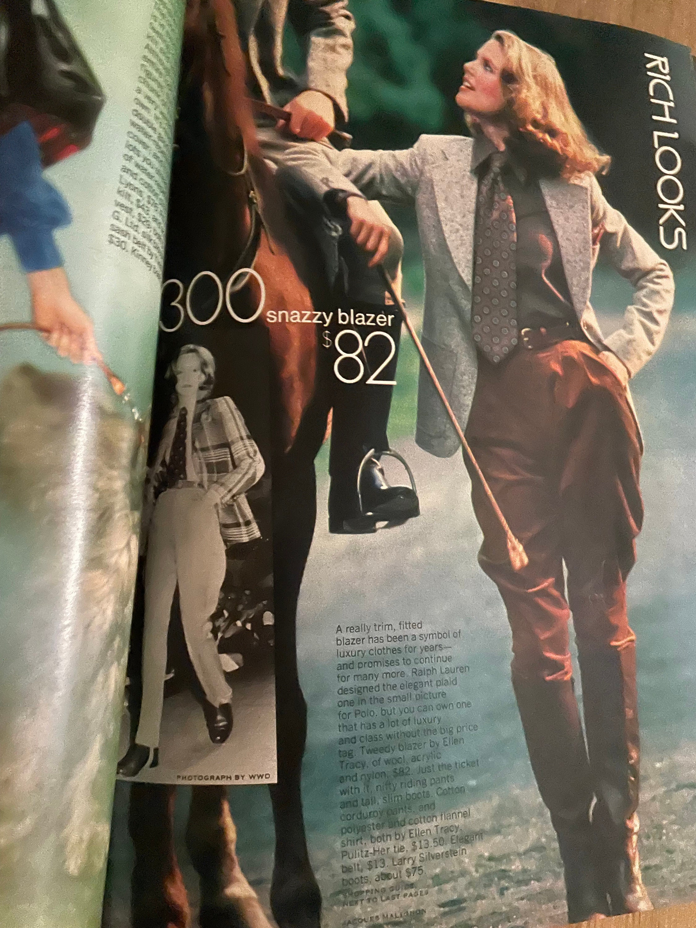 Glamour Magazine, October 1976 - Etsy