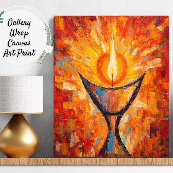 Flaming Chalice Wall Art - Etsy