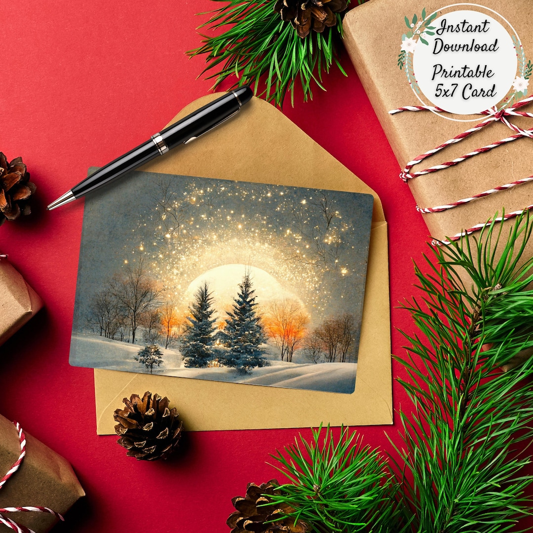 Winter Solstice Card, Unitarian Universalist Holiday Greeting Card ...