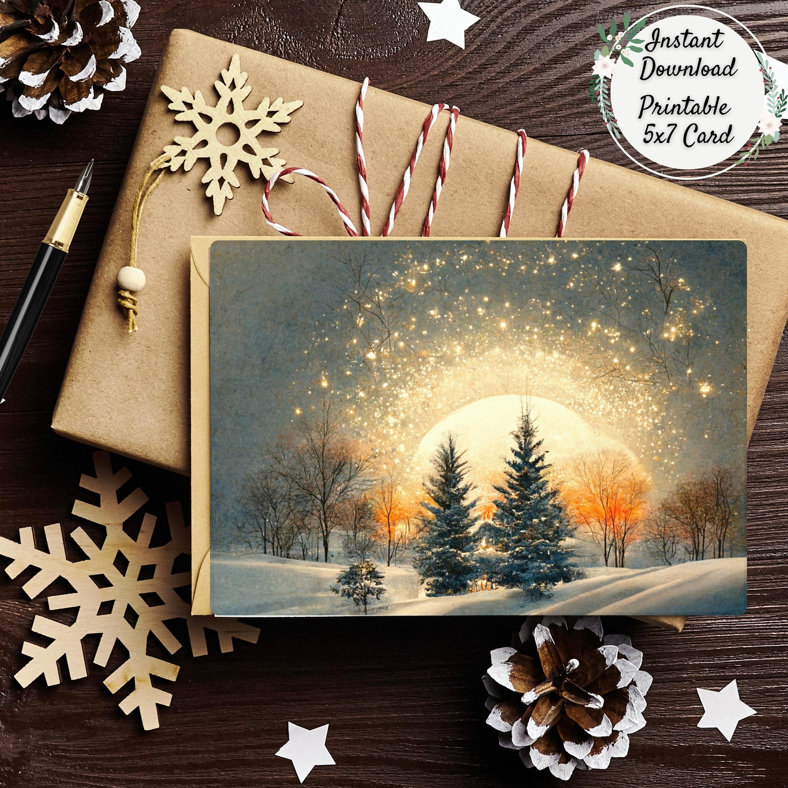 Winter Solstice Card Unitarian Universalist Holiday Greeting - Etsy