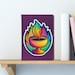 Rainbow Unitarian Universalist Flaming Chalice Sticker, Waterproof UU ...