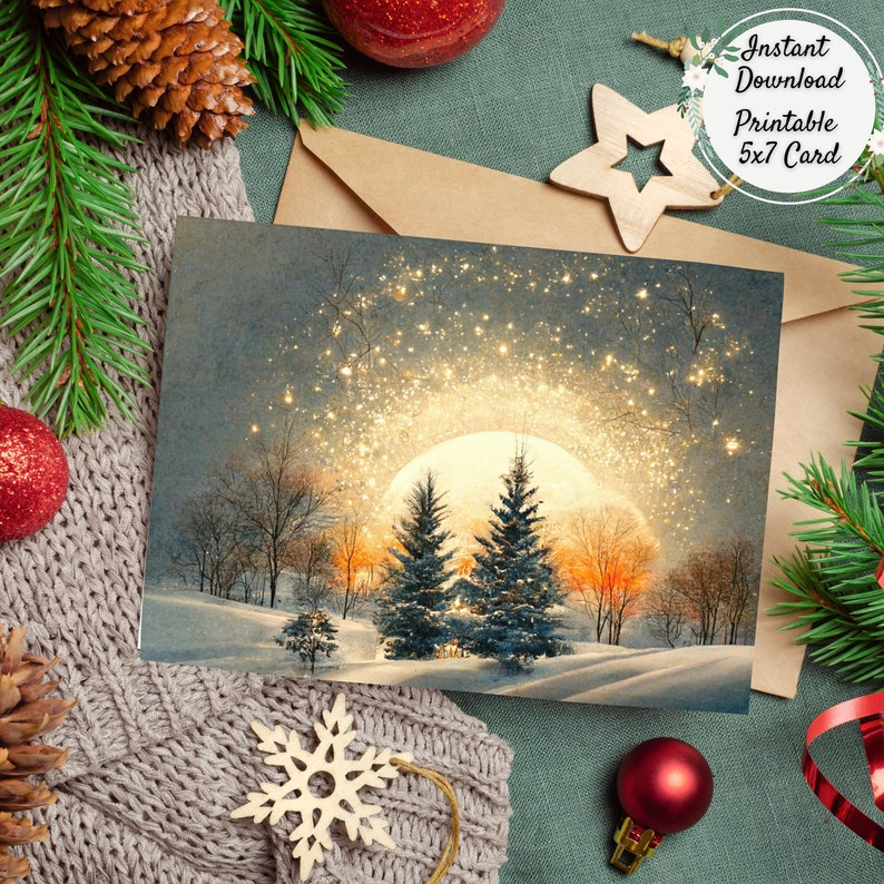 Winter Solstice Card, Unitarian Universalist Holiday Greeting Card ...