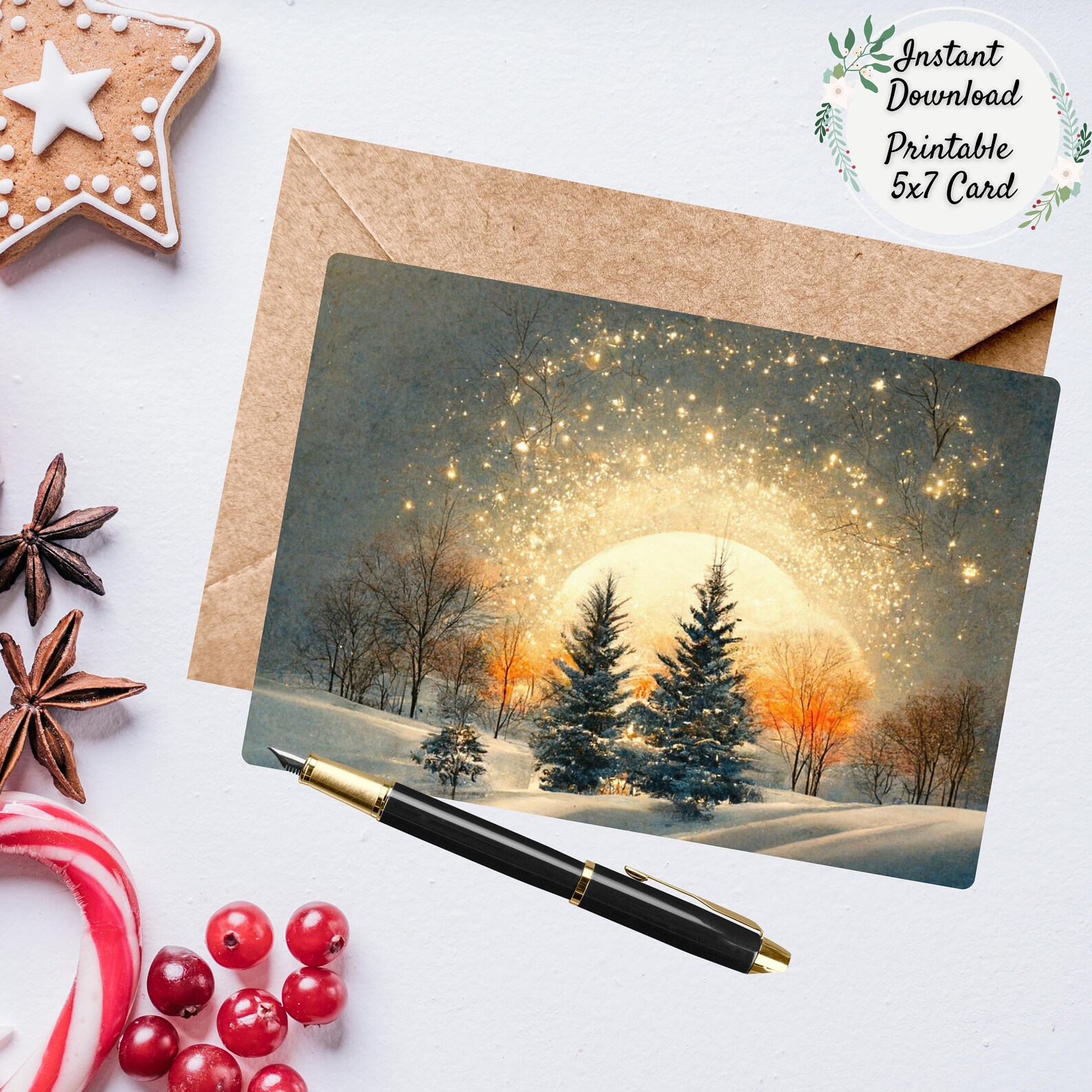 Winter Solstice Card, Unitarian Universalist Holiday Greeting Card ...