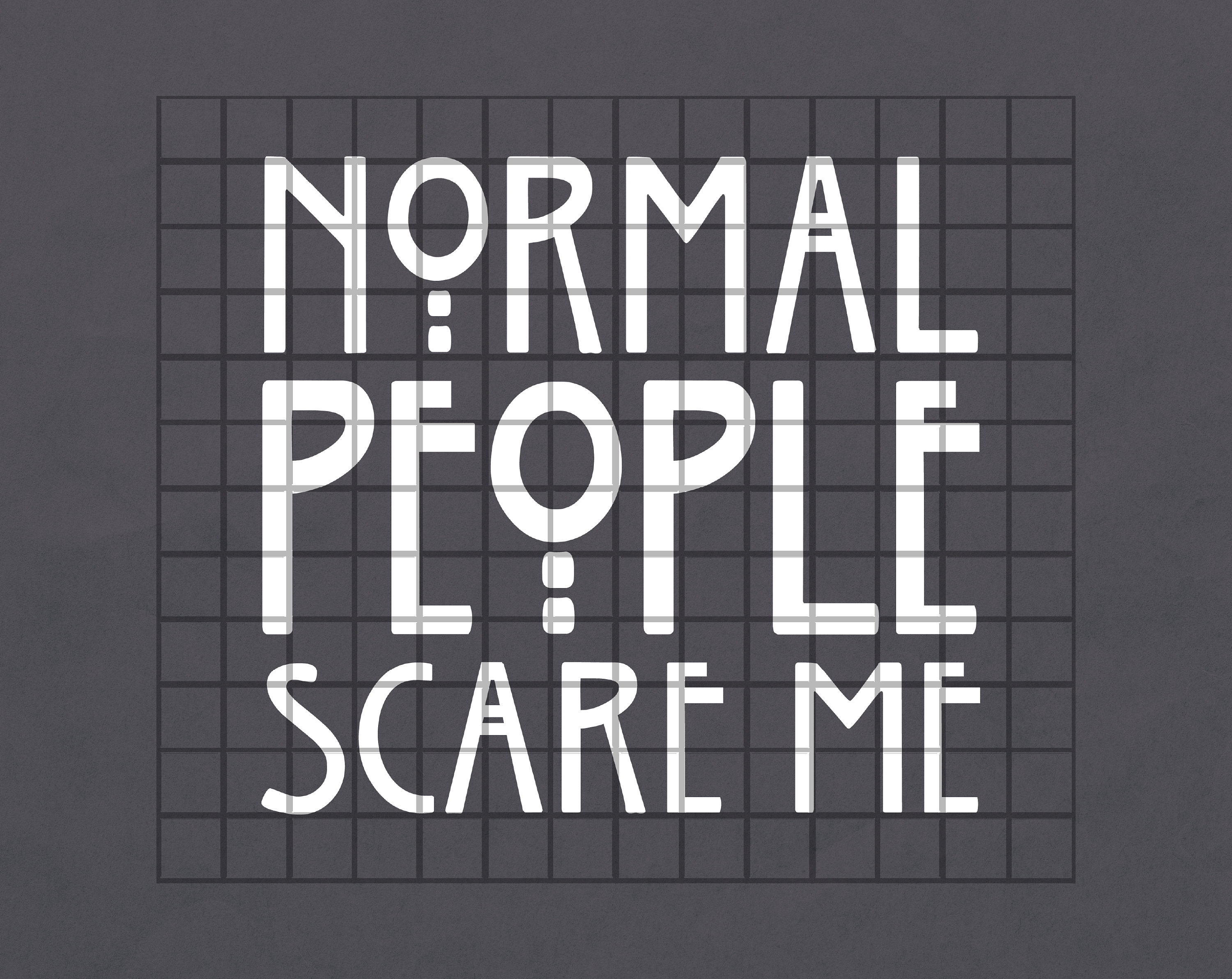 Normal People Scare Me Tshirt, American Horror Story PNG, American ...