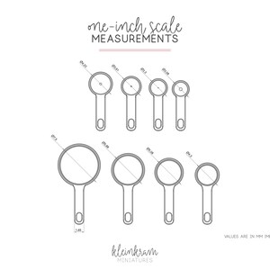 Miniature Measuring Cups & Spoons 3D Model, File — STL, 3MF — Dollhouse ...