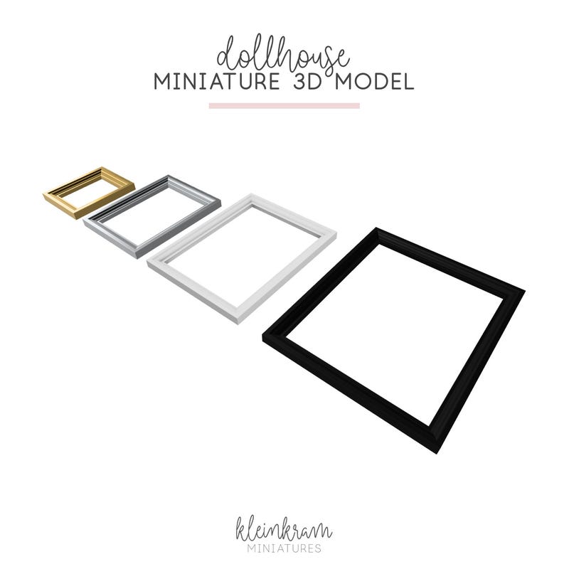 Miniature Picture Frames to Print - Etsy