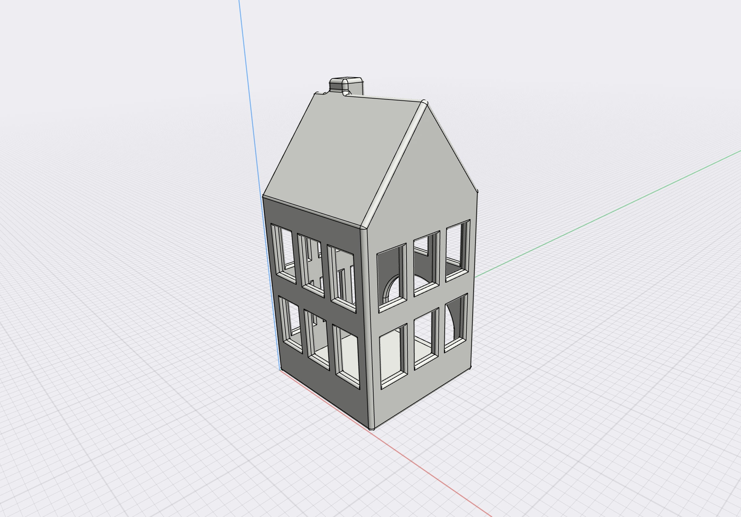 Miniature Deco House 3D File STL, OBJ, 3MF Dollhouse DIY Download 3D ...