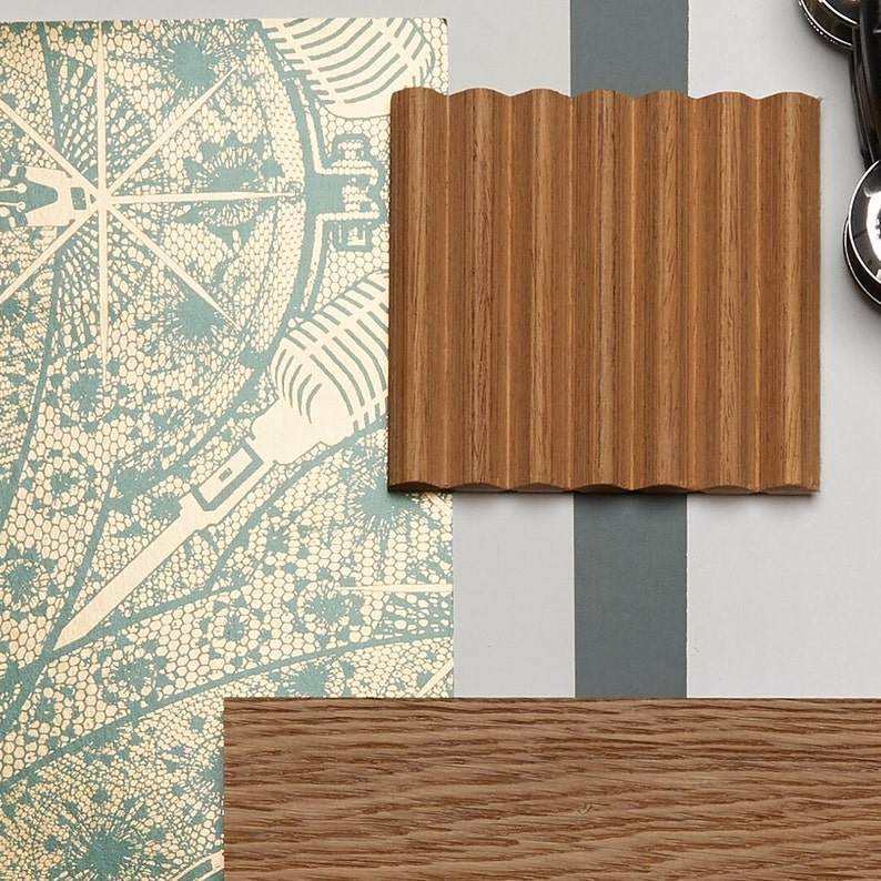 Material Palette | Mid-century Modern Interior Paint Colors, Materials ...