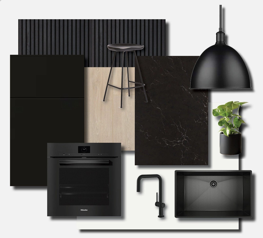 Luxe Noir | Kitchen - Etsy