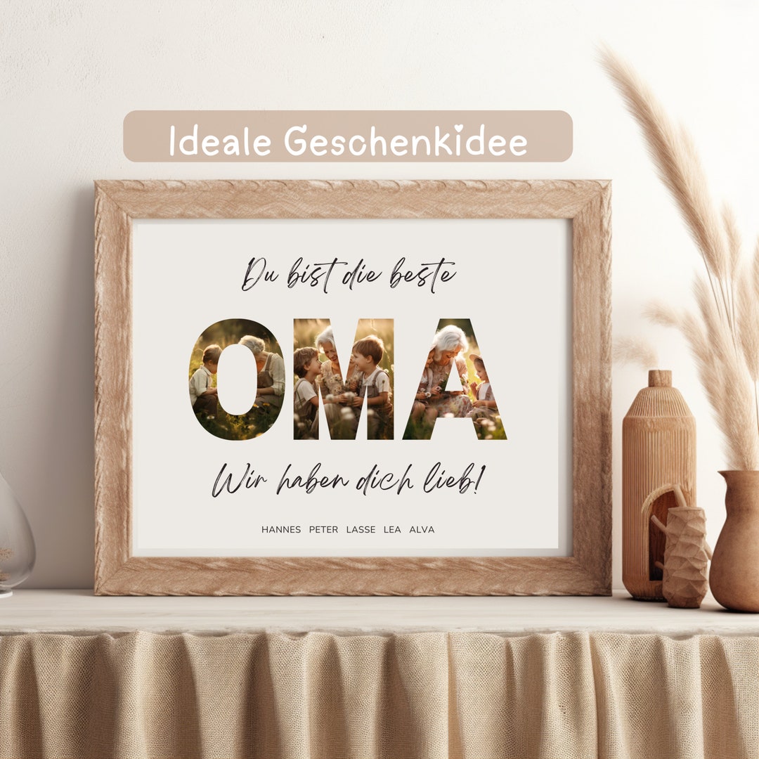 Personalized Poster for Grandma, You Are the Best Grandma, Poster With ...