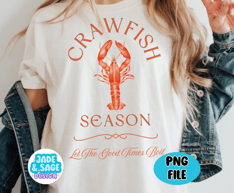 Crawfish Season Preppy PNG, Crawfish Png, Crawfish Preppy Png, Preppy ...