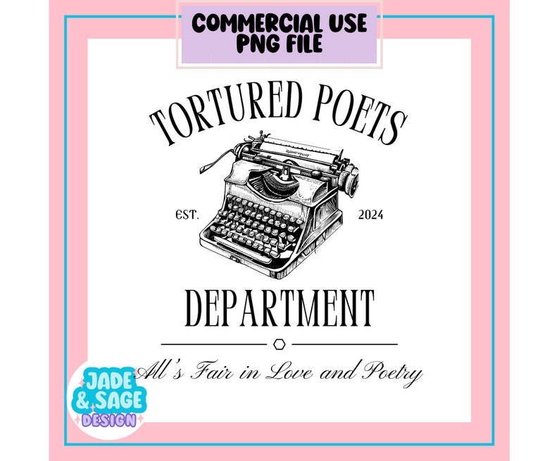 The Tortured Poets Department PNG, Alls Fair in Love and Poetry PNG ...