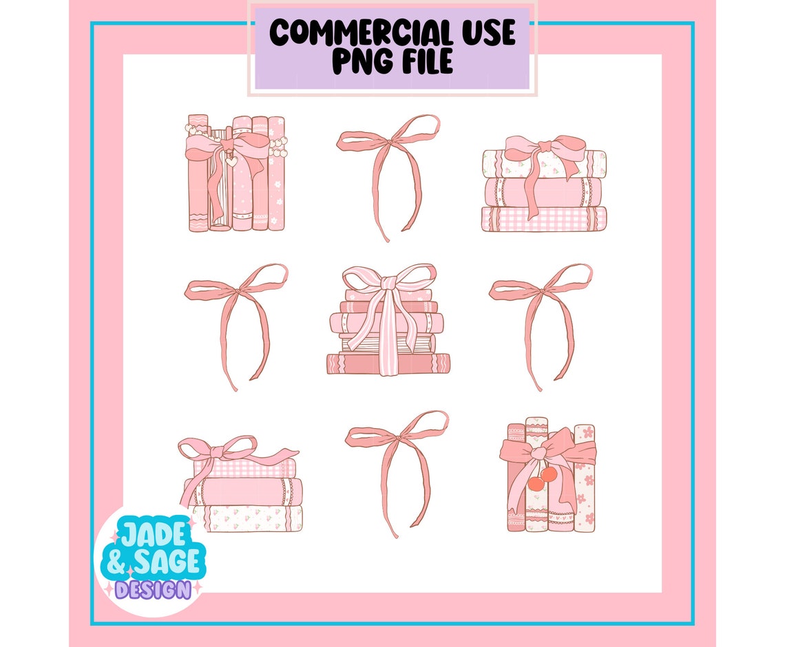 Book Lover Png, Coquette Books, Pink Bow Png, Cherry Png, Bookish Png ...