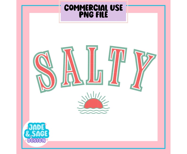 Salty Png, Retro Summer Png, Summer Shirt Design, Summer Png, Beach Png ...
