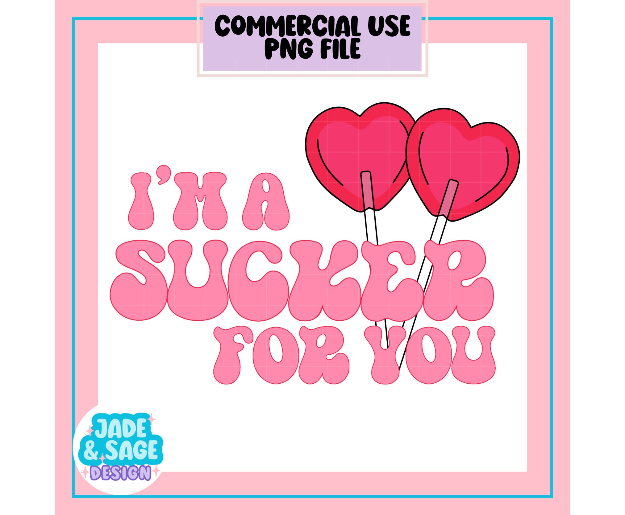 Valentines Png, I'm A Sucker for You Png, Funny Valentine's Png, Retro ...