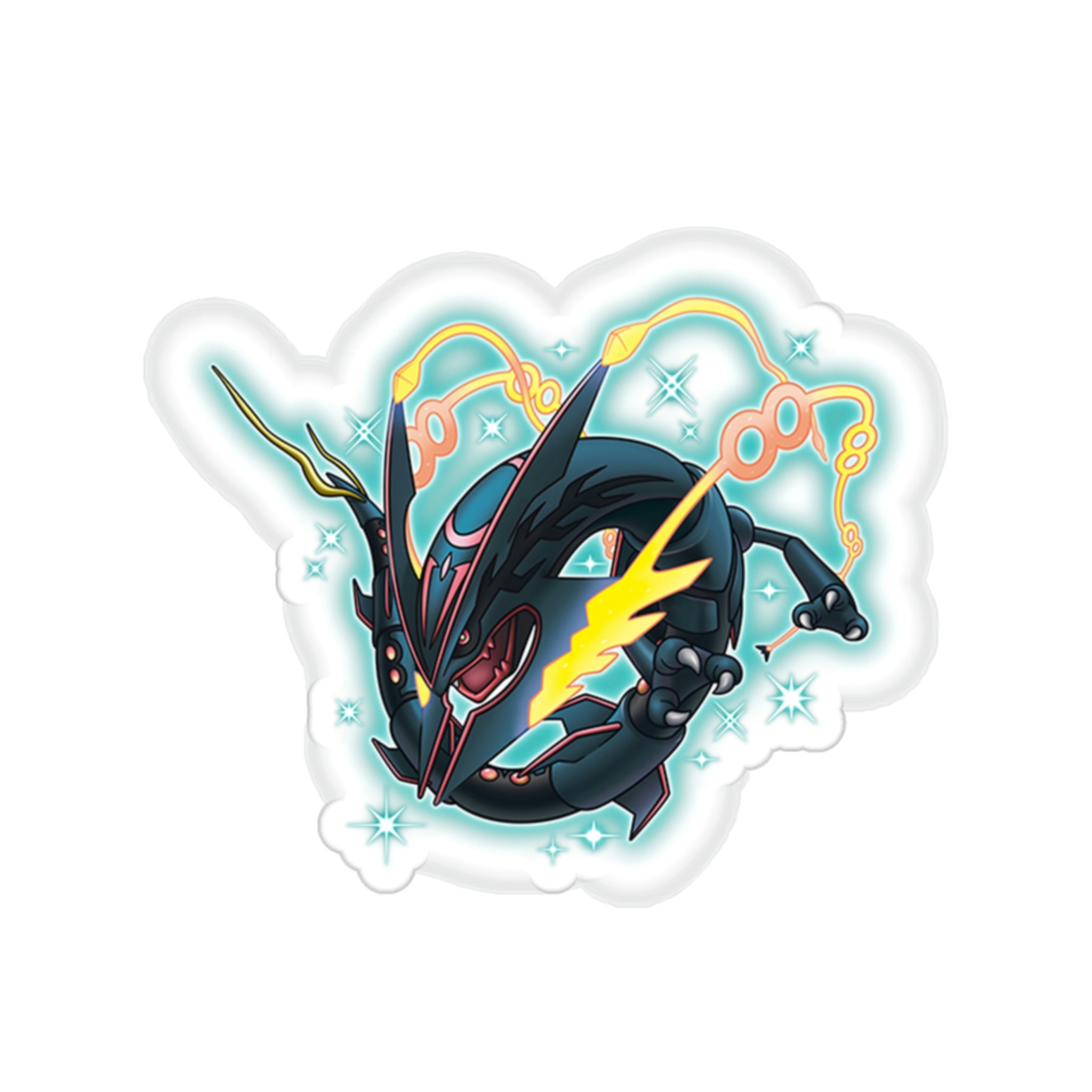 Pokemon Mega Rayquaza Shiny