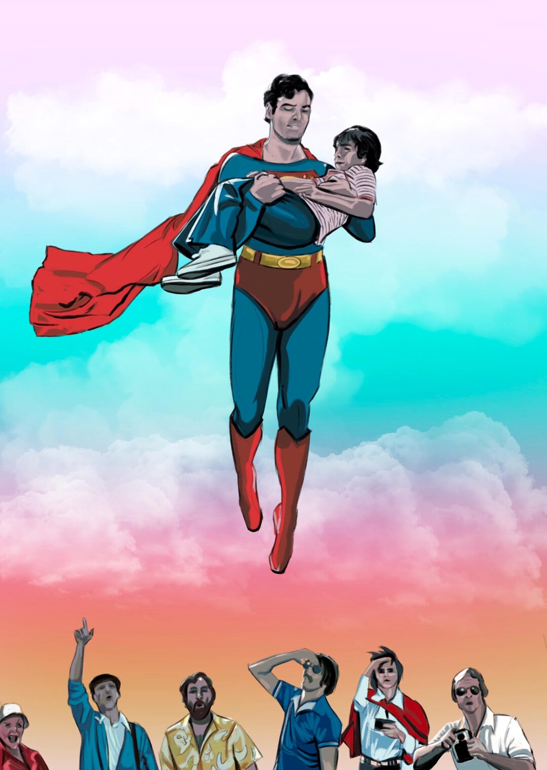 Superman (fan Art) - Etsy
