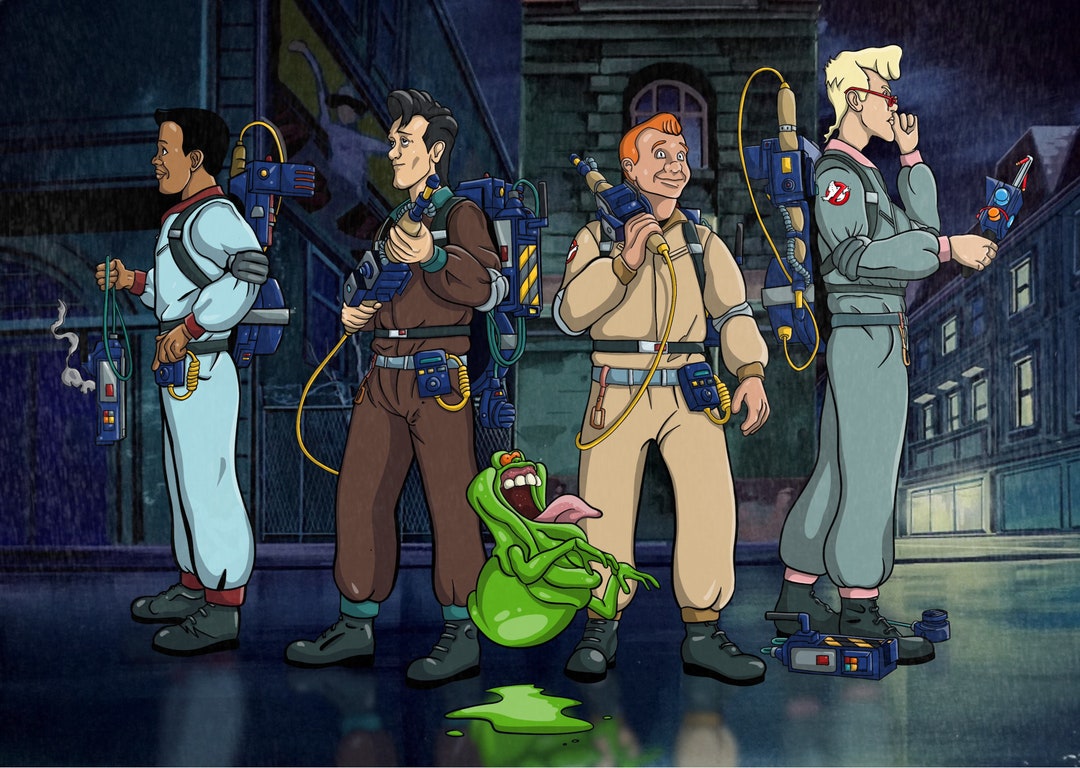 The Real Ghostbusters (fan Art) - Etsy