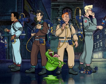 The Real Ghostbusters Peoplebusters Print - Etsy