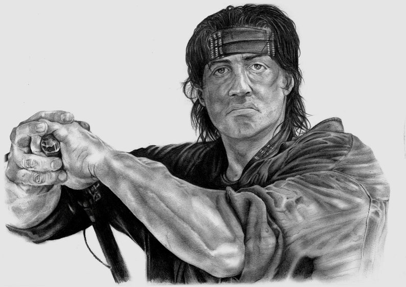 Rambo (fan Art) - Etsy