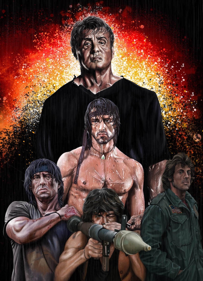 RAMBO Legacy (fan Art) - Etsy