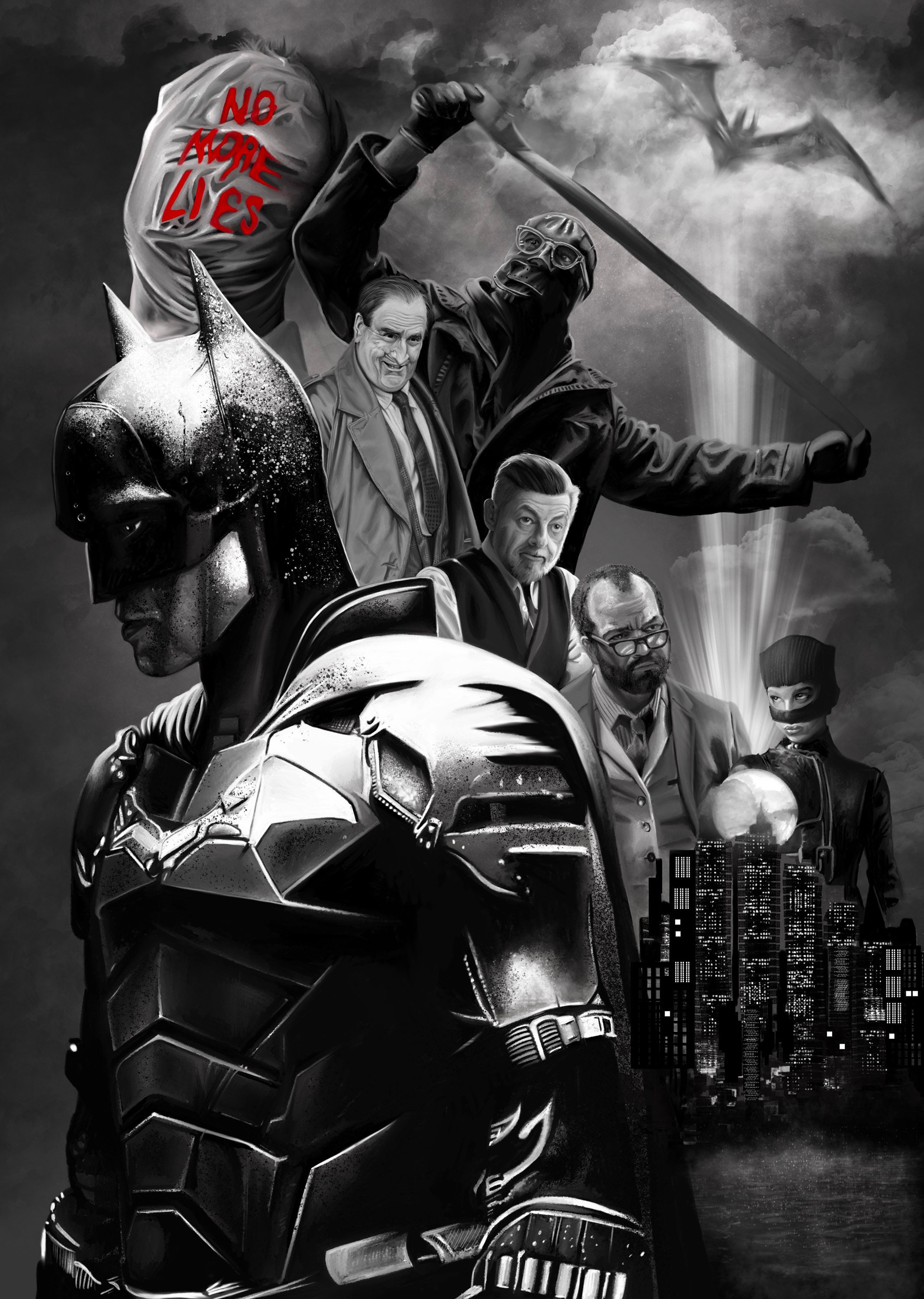 The Batman (fan Art) - Etsy