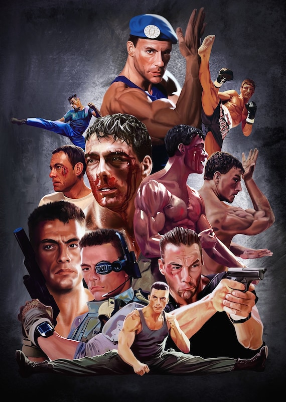 Jean Claude Van Damme fan Art - Etsy UK