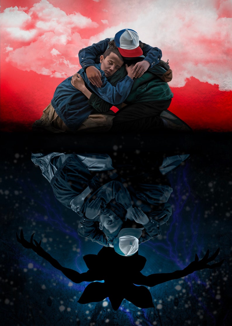 El fan art de Stranger Things al revés - Etsy México