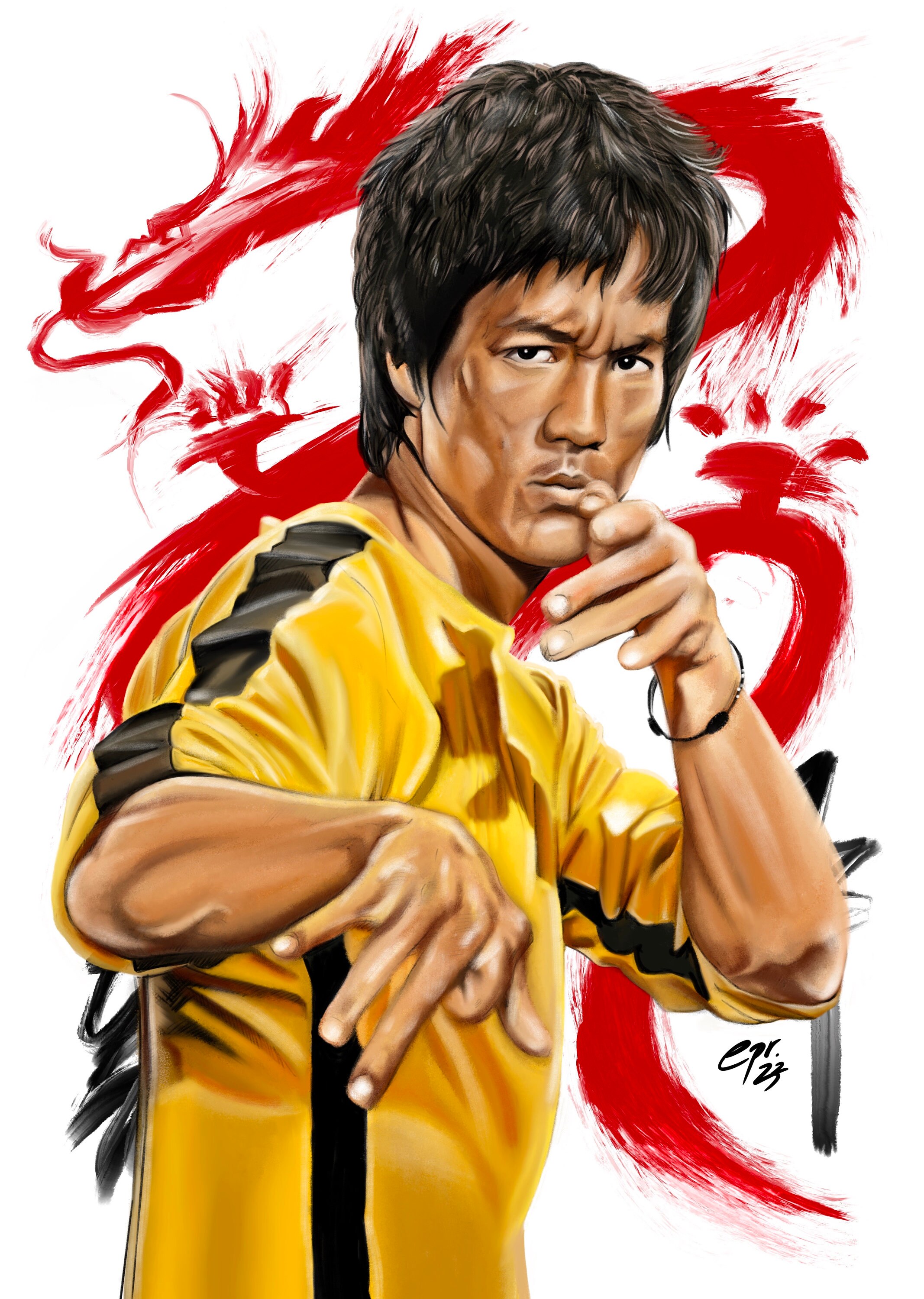 Bruce Lee (fan Art) - Etsy