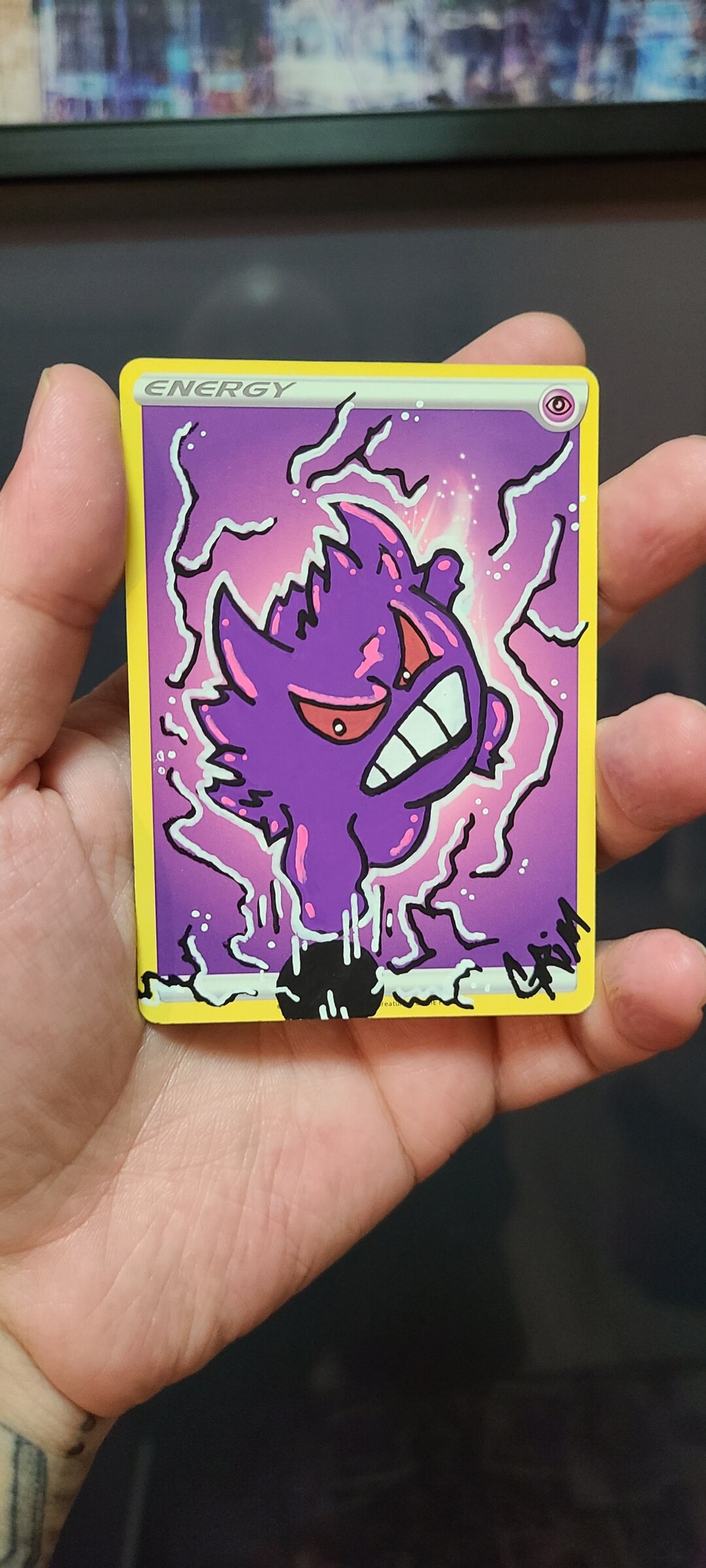 Gengar Custom Pokemon Card - Etsy
