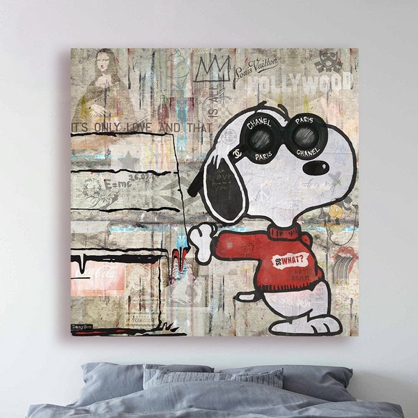 Snoopy Wall Art - Etsy