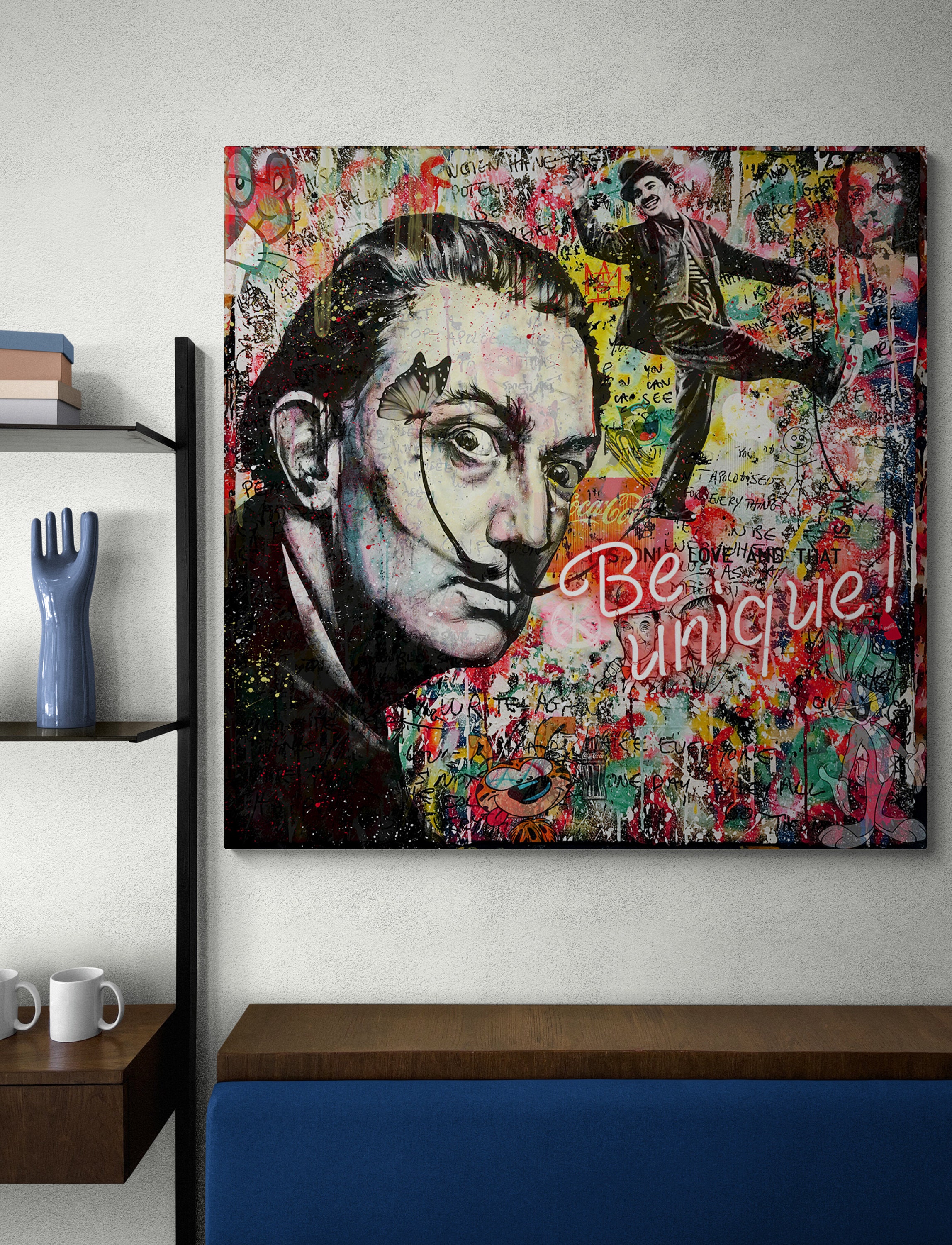 Charlie Chaplin Canvas Art, Comedian Charlie Chaplin Street Iconic ... Charlie Chaplin Canvas Art, Comedian Charlie Chaplin Street Iconic ...