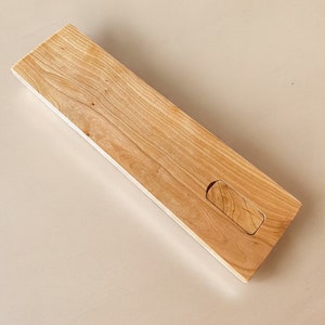 Large Hardwood Cribbage Board With Metal Pegs & Deck of Cards ...