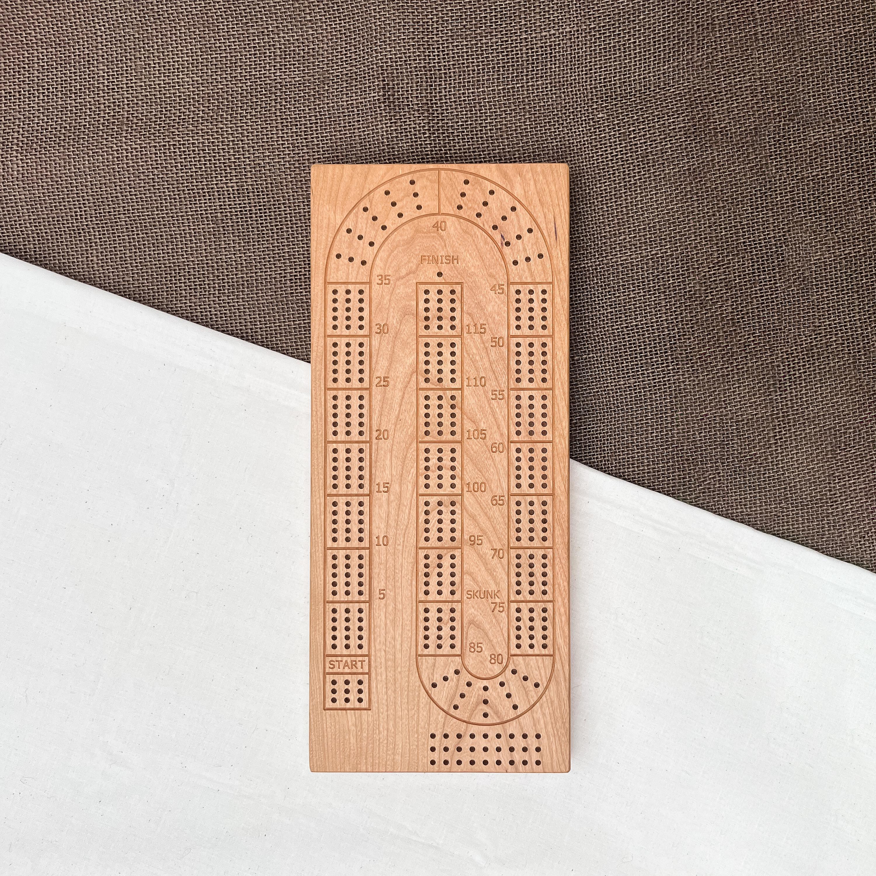 Large Cribbage Board With Peg Storage - Personalization Available - Etsy