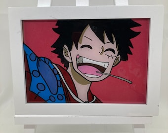 Luffy Anime Glass Painting - Etsy