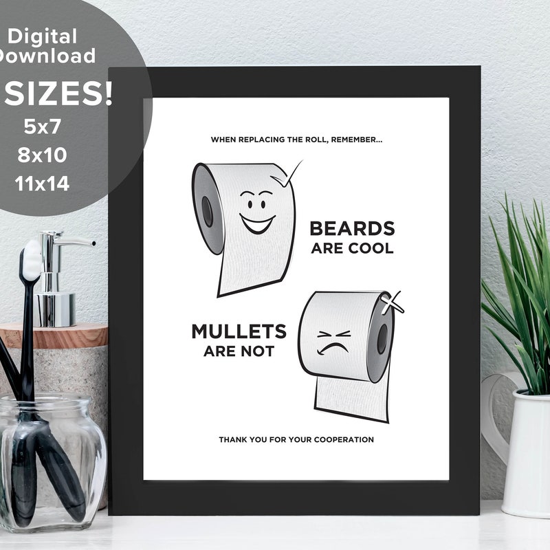 Mullet Art Print - Etsy