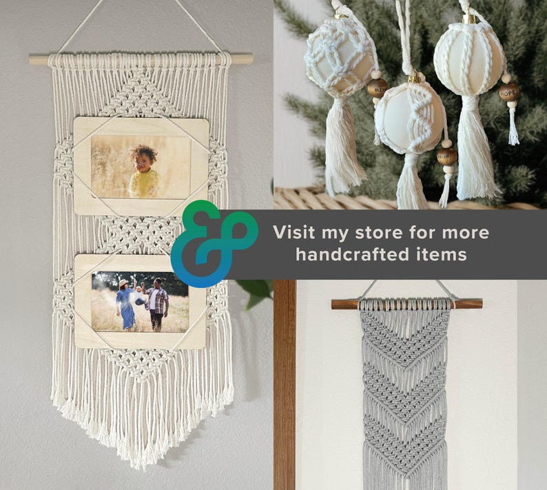 Handmade Macrame Wall Hanging - Chevron Macrame Tapestry//boho Wall ...