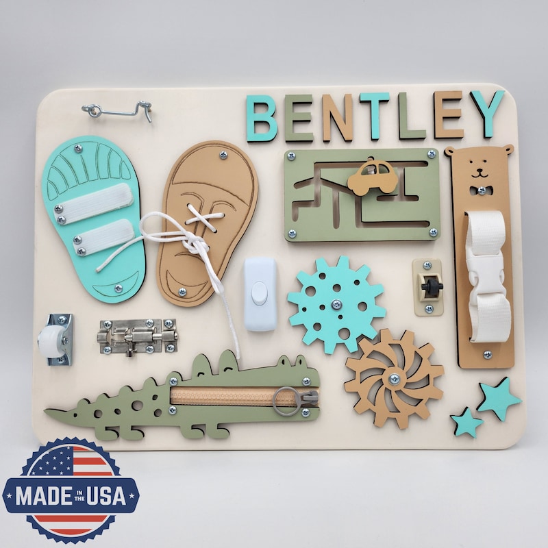 Wooden Activity Board - Etsy