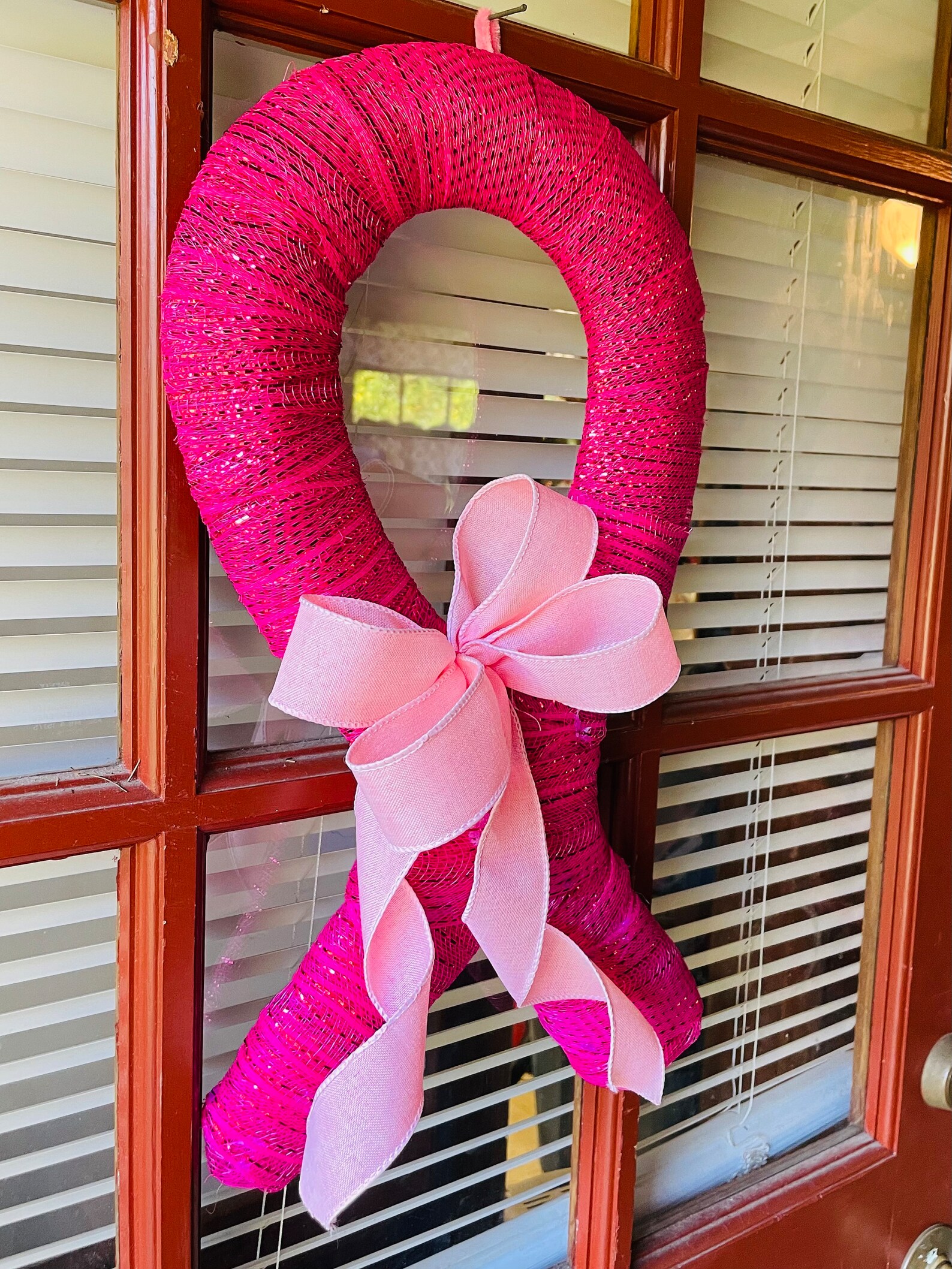 Breast Cancer Awareness Wreath-breast Cancer Ribbon Wreath-breast ...