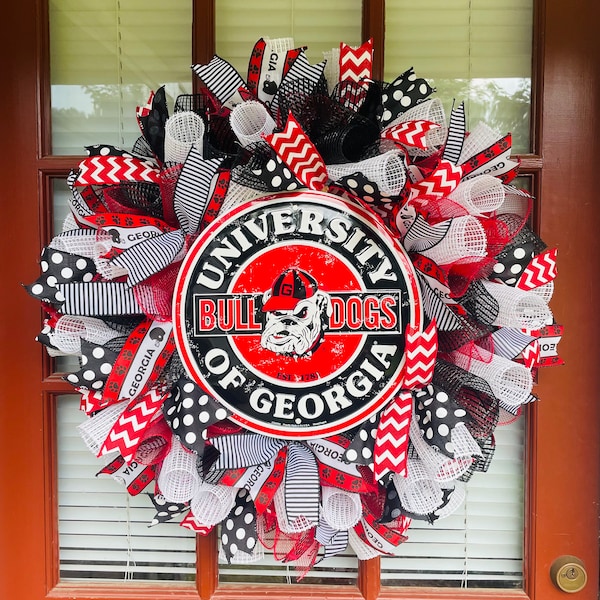 Uga Wreath - Etsy