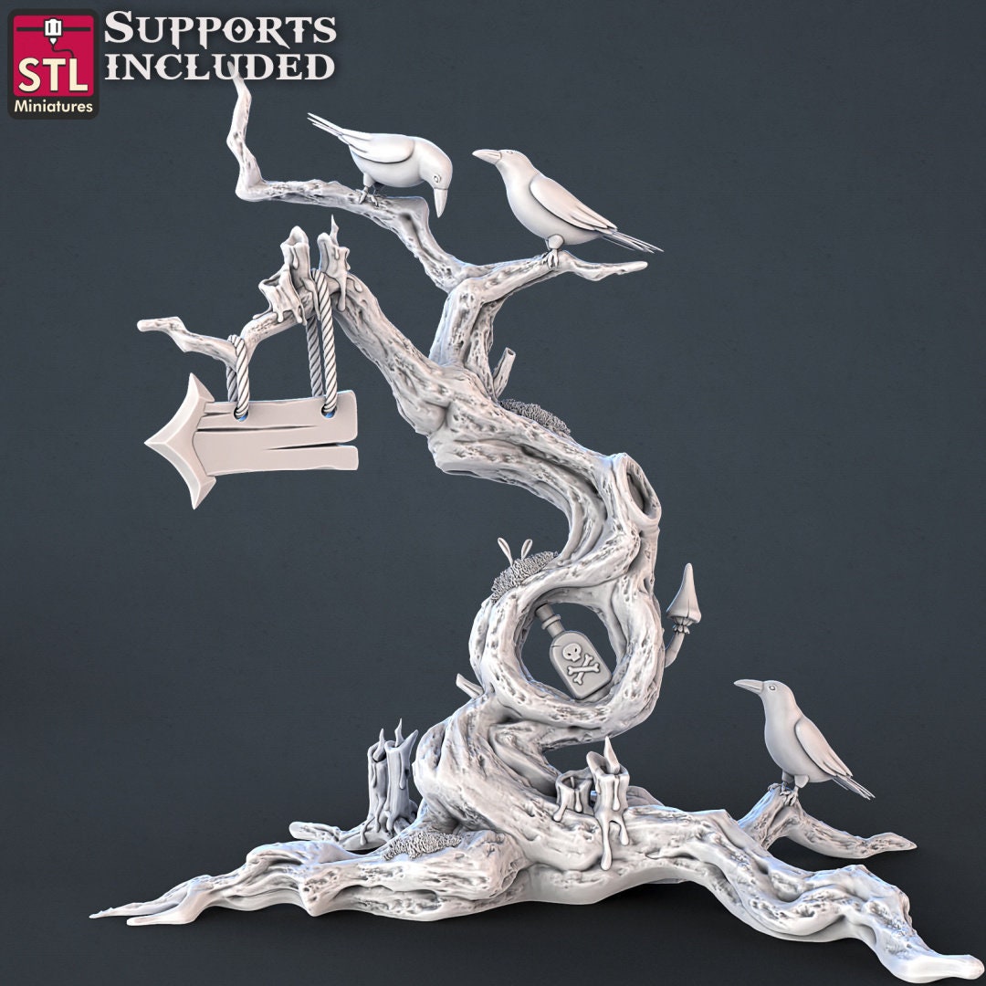 Toxic Vendor Tree STL Miniatures - Etsy