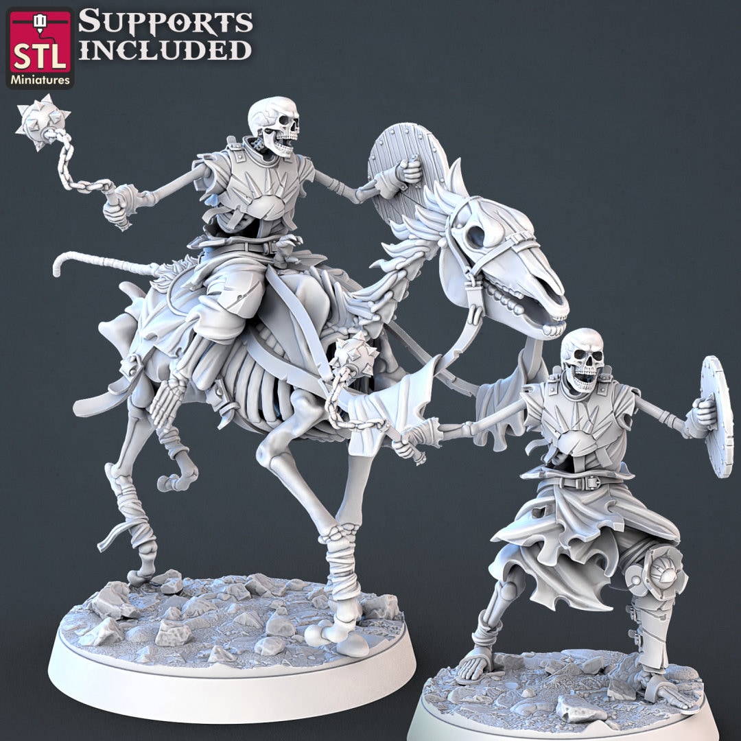 Skeleton D STL Miniatures - Etsy