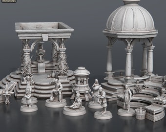 Earth Genasi Figurine B STL Miniatures 3D Printing - Etsy