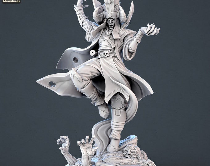 Undead Necromancer STL Miniatures - Etsy