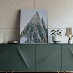Rustic Mountain Peak Print, High Quality Printable Wall Art, Beautiful ...