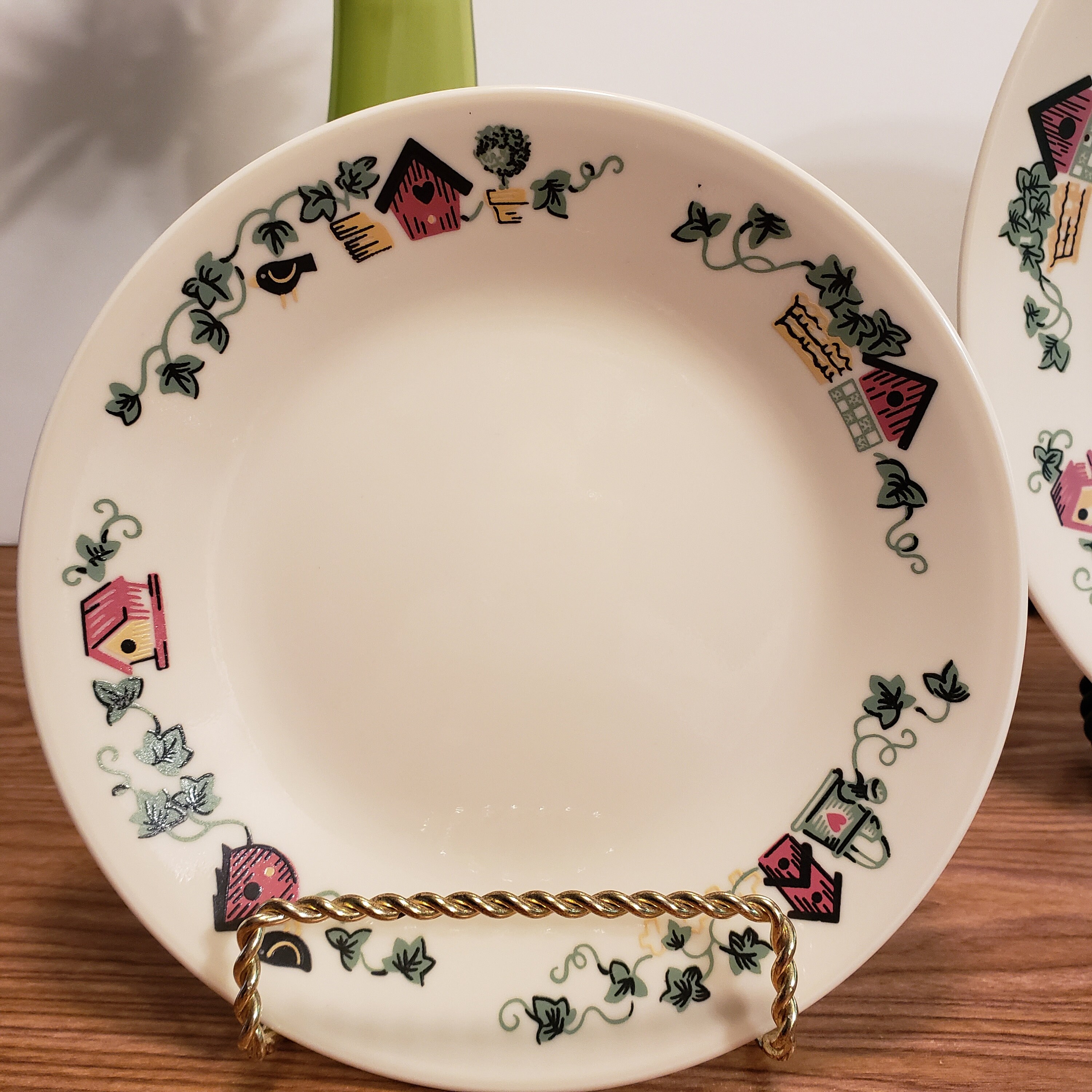 Corelle garden Home Dinner and Salad Plates - Etsy