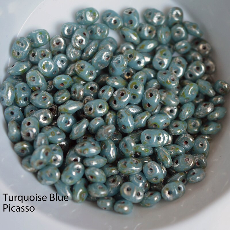 Czech Picasso Beads - Etsy