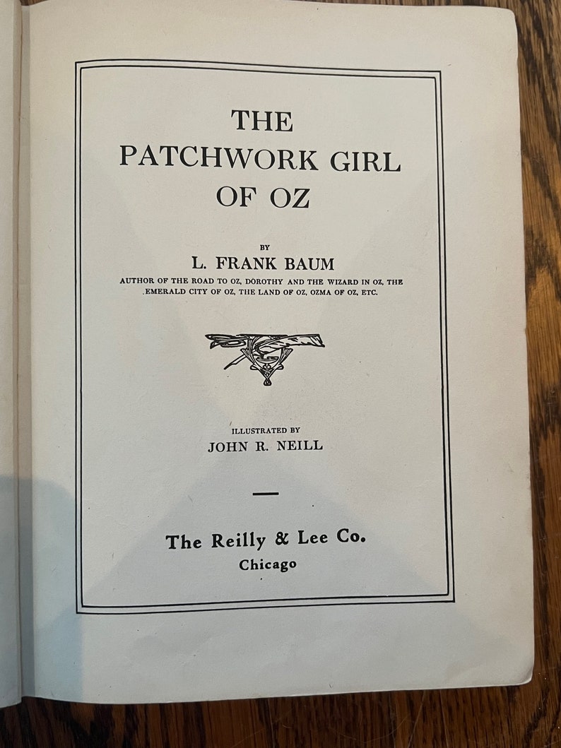 The Patchwork Girl of Oz by L. Frank Baum - First Edition (1913) - Etsy
