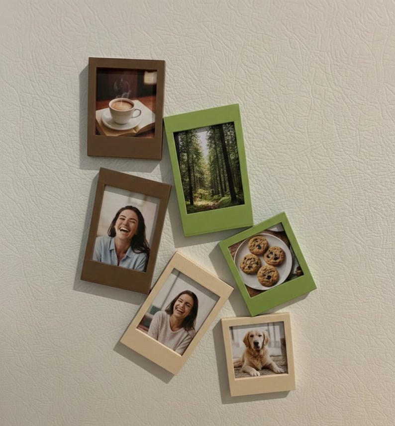 Magnetic Polaroid Frame Set of 6 - Etsy